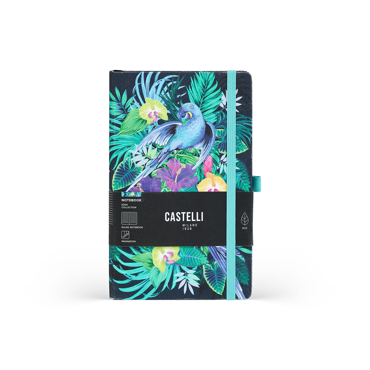 Castelli Notebook Eden Mid Ruled Jungle – playspy