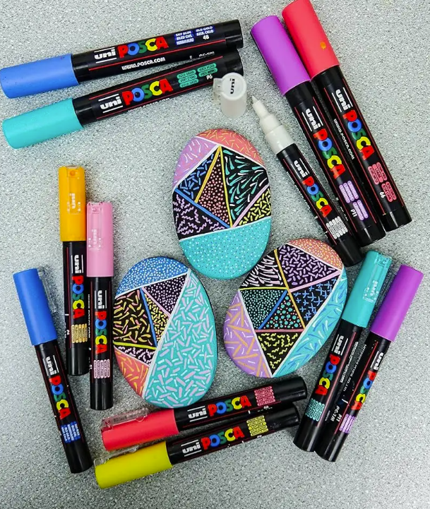 Premium Posca Art Rock Pen Paint Sets – playspy