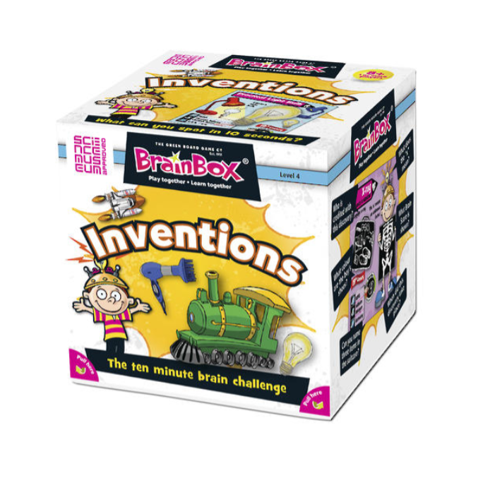 BrainBox - Inventions (55 Cards) – playspy